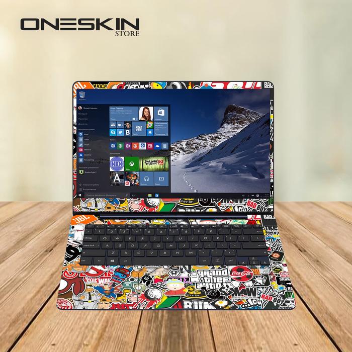 Jual Garskin Bezel Palmrest/Skin Laptop 10" - 15" Theme Gambar Tersedia ...