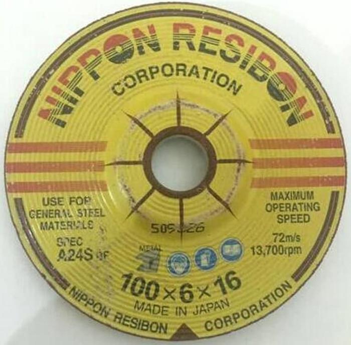 Jual Nippon Resibon 4 x 6 Grinding Wheel Batu Poles Gerinda Resibon 4x6 ...