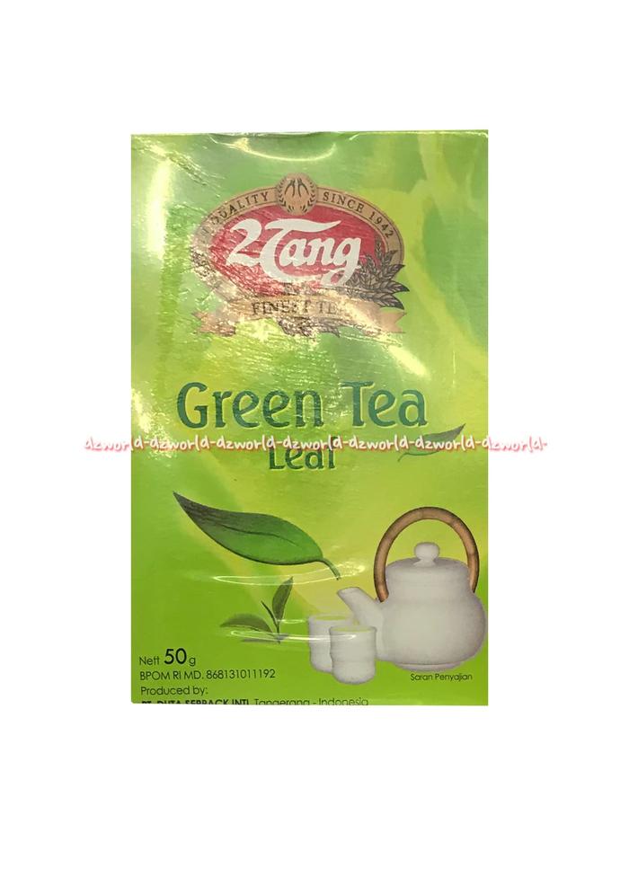 Jual Teh 2Tang Green Tea Natural 50gr Leaf 2 Tang Teh Celup Daun Teh ...