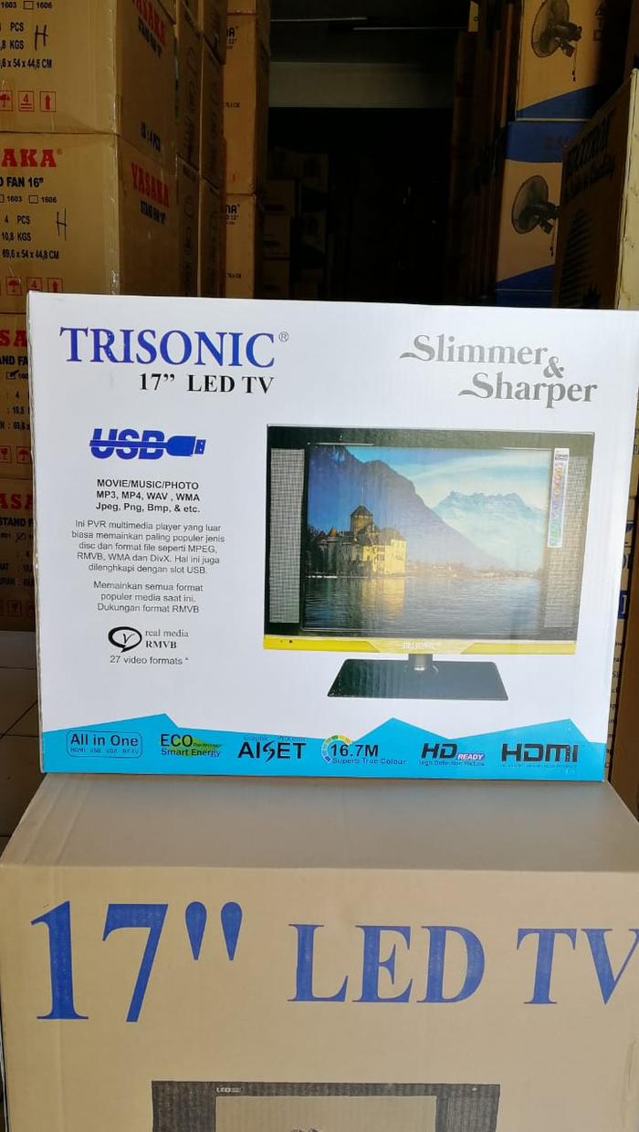 Jual tv led trisonic 17inch tv LED 17inch HDMI VGA USB - Kota Malang ...