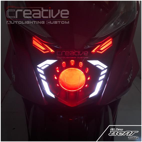 Jual Honda Beat Street Headlight Custom (LED Projector) - Kota ...