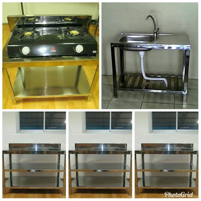Jual Paket Kitchen Set (1Meja MT2 ; 3 Meja MT3 dan kitchen sink plus ...