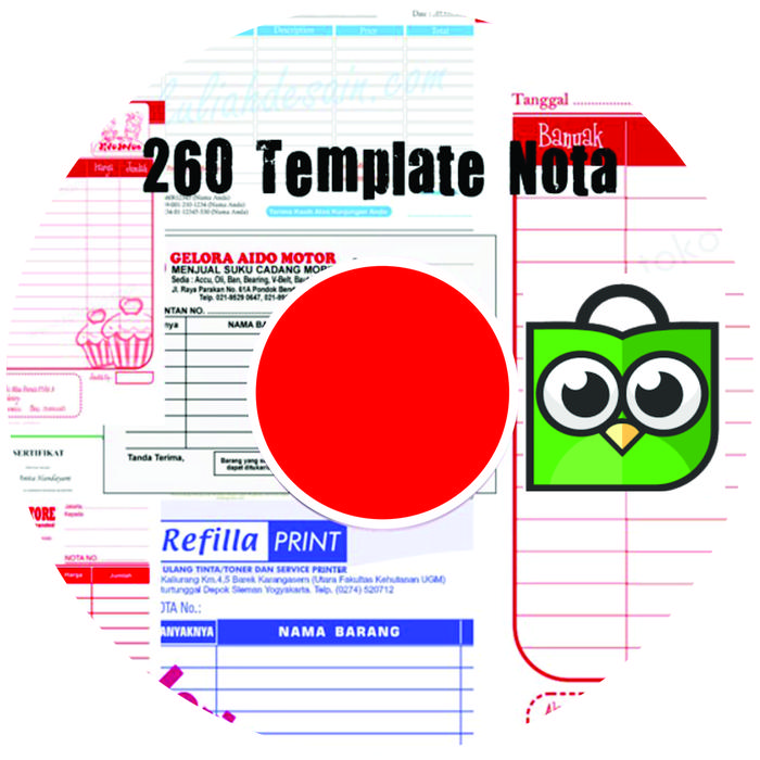 Jual Template Desain Nota Format CDR - Kab. Magetan - SunMoonStar ...
