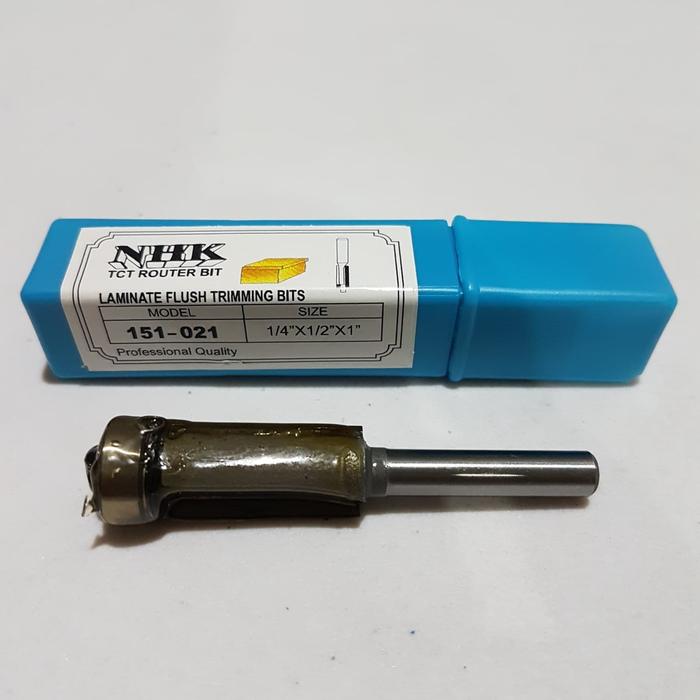 Jual Mata Profil Router Bits 151-021 (12mm FLUSH TRIM BIT BEARING Pisau ...