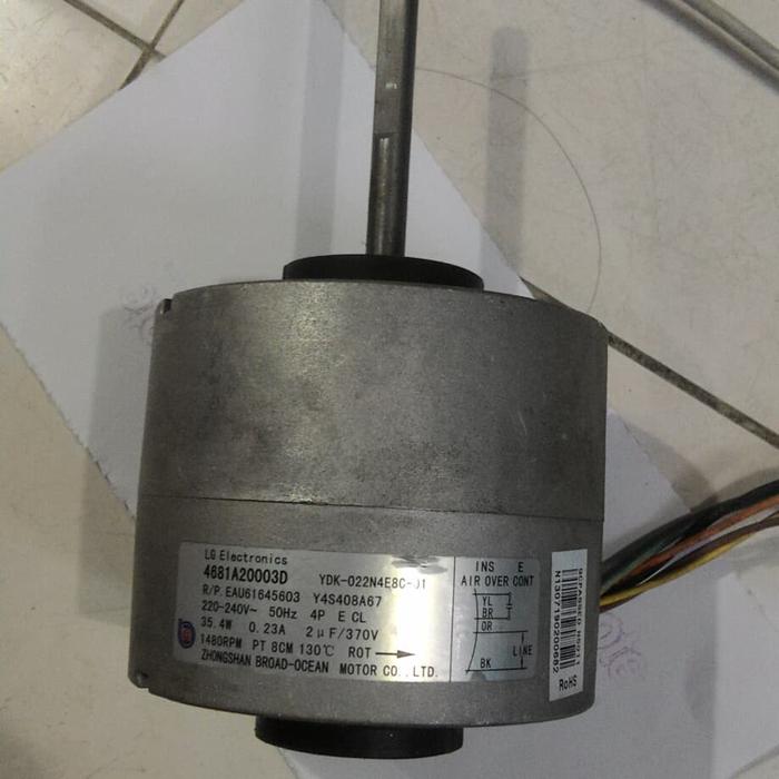 Jual Motor Fan Indoor Ac Lg 2pk 4681a20003d Original Di Seller Shin ...