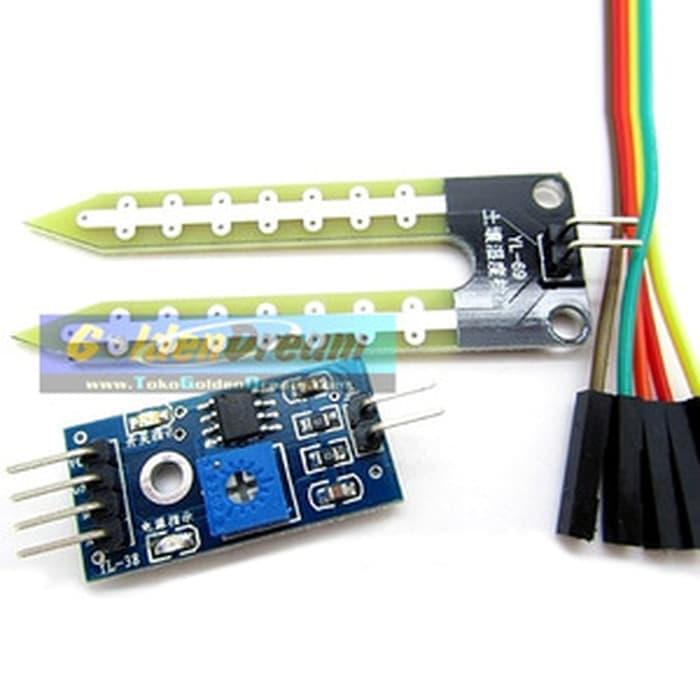Jual Sensor Kelembaban Tanah Soil Moisture Sensor Module Hygrometer ...
