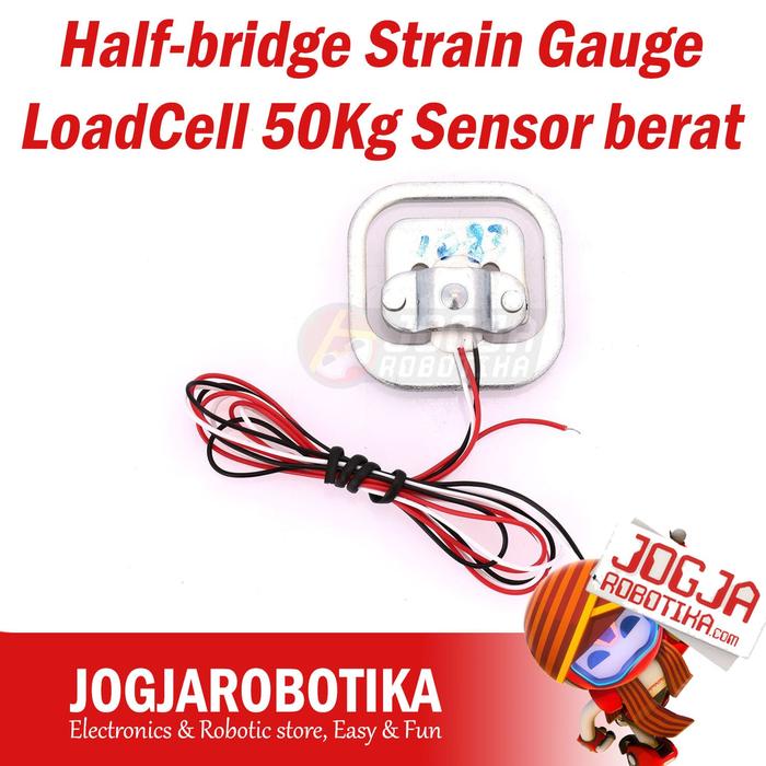 Jual Half-bridge Strain Gauge LoadCell Load Cell 50Kg Sensor berat ...
