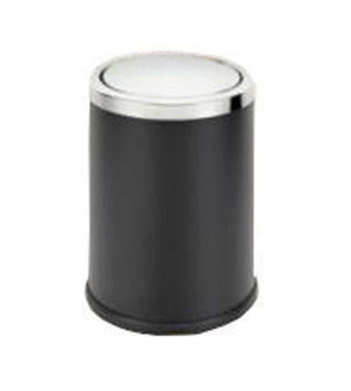 Jual TEMPAT SAMPAH DUST BIN KRISBOW BLACK ROUND GUEST ROOM 10005681 ...