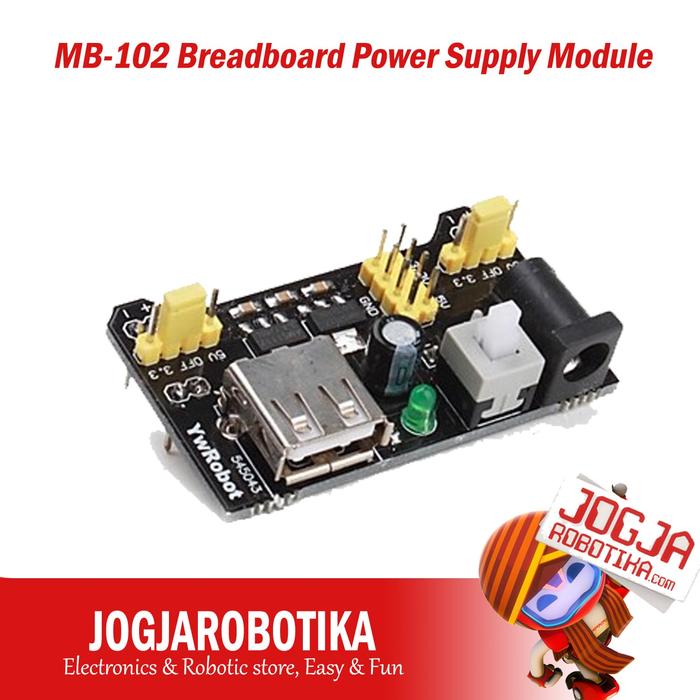 Jual MB-102 BREADBOARD POWER SUPPLY MODUL - Kab. Sleman - Jogjarobotika ...