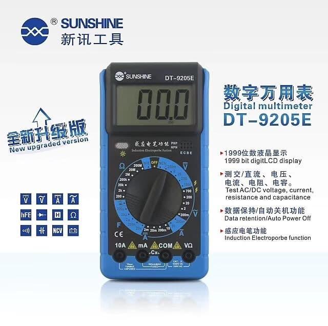 Jual MULTITESTER DIGITAL DT-9205E SUNSHINE - Kota Bekasi - Deyla Online ...