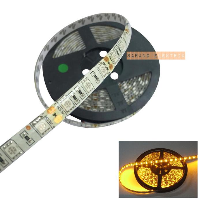 Jual Lampu LED strip 5050 12v IP44 Outdoor| waterproof ( Yellow ...