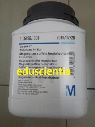 Jual MAGNESIUM SULFATE HEPTAHYDRATE (MgSO4.7H2O), 500 GR, MERCK, 105886 ...
