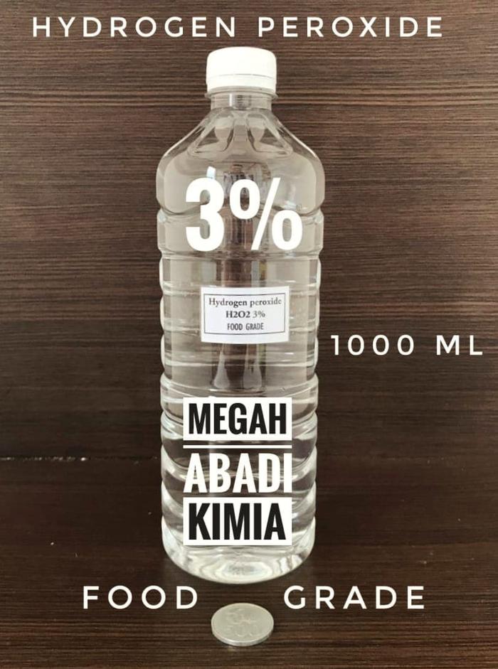 Jual H2O2 3% Hydrogen peroxide Food Grade 1000 ML - Kota Tangerang ...