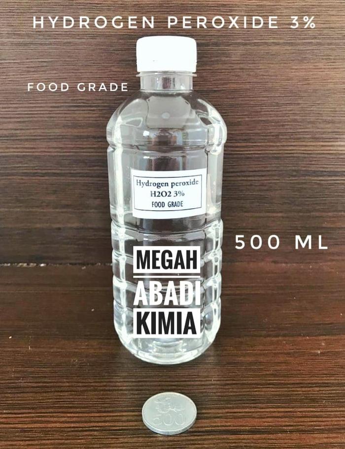 Jual H2O2 3% Hydrogen peroxide Food Grade 500 ML - Kota Tangerang ...
