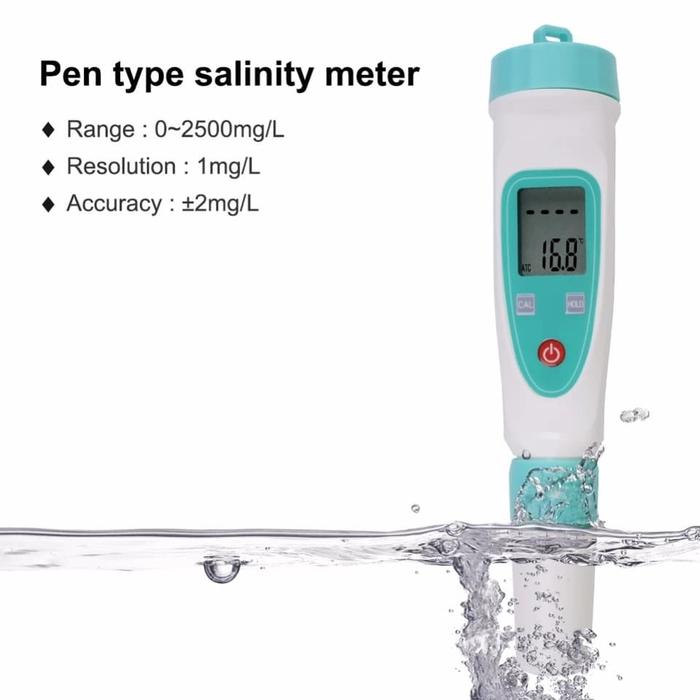 Jual Digital Salinity PPM Meter for Salt Water Pool Food Salt Salty ...