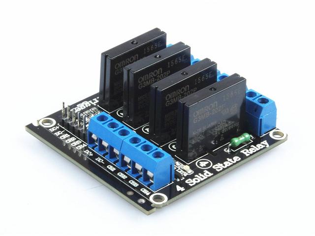 Jual 4 Channel SSR Module OMRON Solid State Relay 5V DC Arduino ...