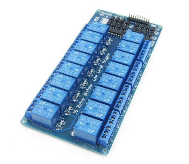 Jual Relay Module 16 Channel 5V for Arduino Compatible 16Ch ARM PIC AVR ...