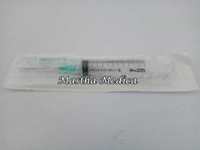 Jual Disposable Syringe With Needle One Med 10cc Onemed 10 ml Satuan ...