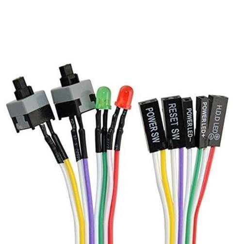 Jual Kabel Tombol Power Switch Reset panel LED Indikator Motherboard ...