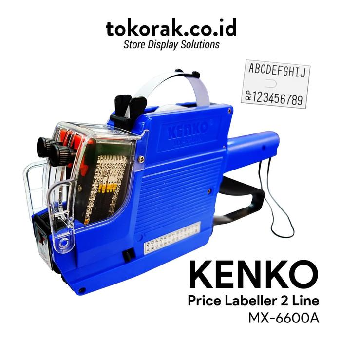 Jual Price Labeller Mx-6600a Kenko Mesin Alat Label Harga 2 Baris Di ...