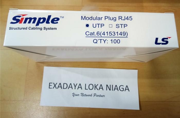 Jual LS CONNECTOR CAT6 / CAT 6 Konektor UTP Rj45 (100PCS) - Jakarta ...