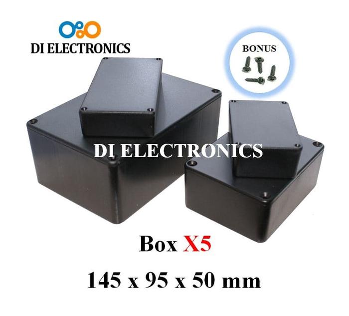 Jual PROJECT BOX X5 ENCLOSURE CASE KOTAK ELEKTRONIK PLASTIK HITAM ...