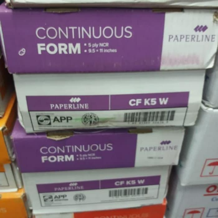 Jual Continuos Form 5Ply Paperline 91/2 x 11" Full / Kertas Continuos ...
