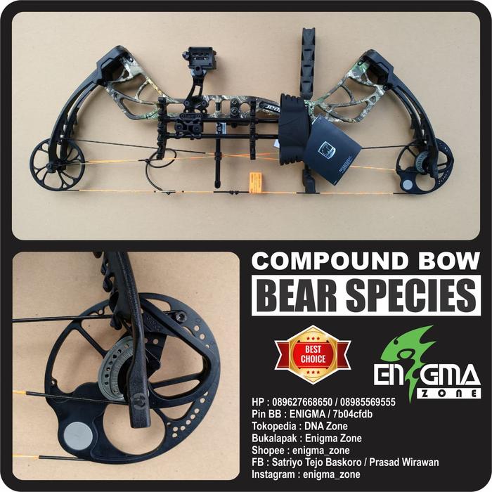 Jual Compound Bow / Busur Compound Bear Species 70# RTH, EnigmaZone ...