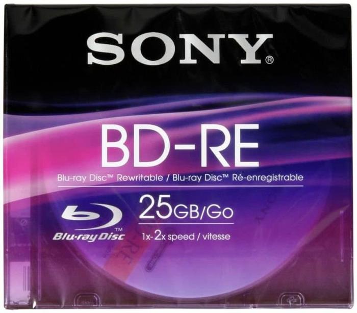 Jual SONY Blu-Ray Disc BD-RE Rewritable 25GB / GO 1x2x speed blu ray ...