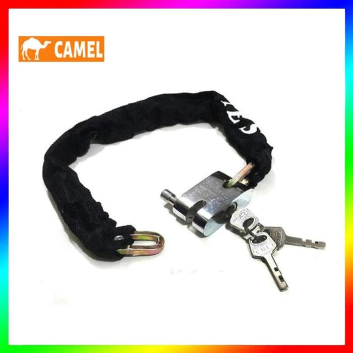 Jual Camel Kunci Gembok Rantai Motor 80cm Chain Lock Helm 80 cm ...