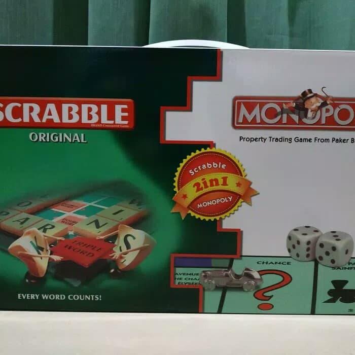 Jual Monooly And Scrabble 2 In 1 Board Game Di Seller Velvet Store ...