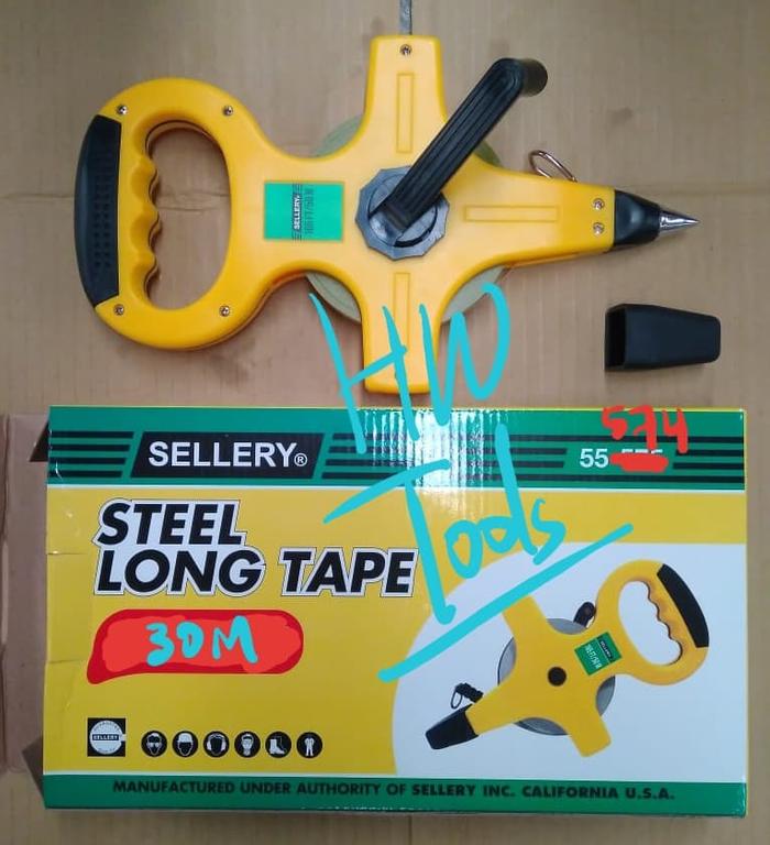 Jual MEASURING METERAN STEEL LONG TAPE / METERAN TARIK 30 METER 55-574 ...