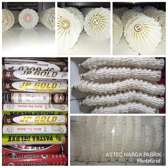 Jual shuttle cock jp gold, pastra hijau/merah, wahyu, garuda dll (BEKAS ...