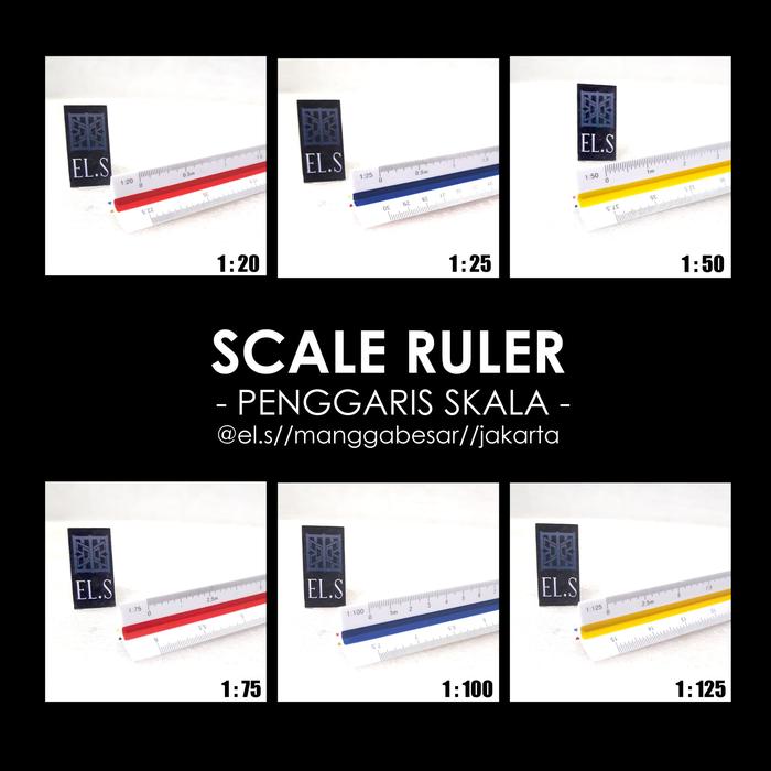 Jual Scale Ruler / Penggaris Skala / Mistar Skala Di Seller Velvet ...