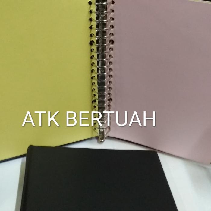 Jual B5 MAP BUKU FILE BINDER NOTE KANTOR KULIT POLOS BESAR - Hijau ...