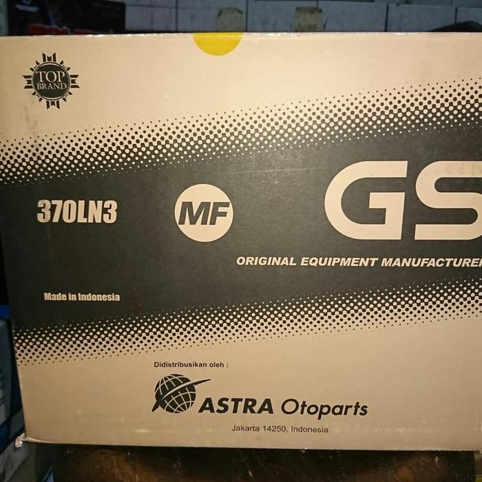 Jual GS MF OEM 370LN3 65Ah aki mobil Innova reborn New Fortuner diesel ...