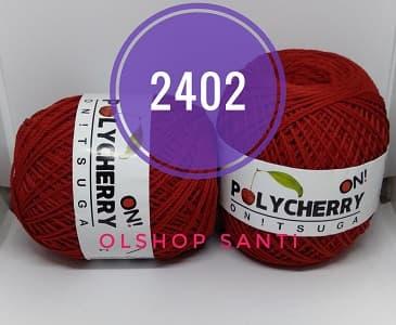 Jual Benang Rajut POLYCHERRY Onitsuga warna MERAH (2402) - Jakarta ...