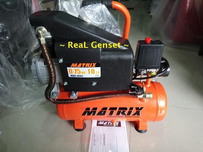 Jual Kompresor Angin / Udara / Air Compressor Matrix 0.75 HP MTX75 ...