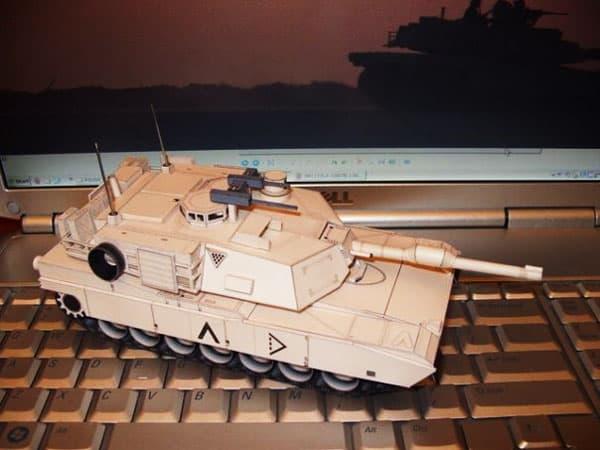Jual DIY Papercraft M1A2-Abrams-Tank - Kota Bandung - dearbestshop ...