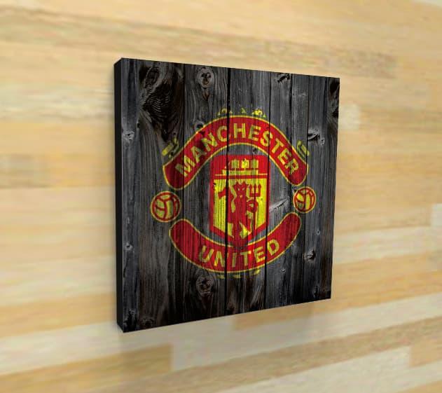 Jual Hiasan dinding kayu Manchester United MU vintage pajangan tembok ...