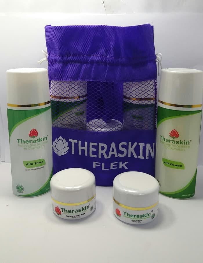 Jual THERASKIN PAKET LENGKAP FLEK TERASKIN ANTI FLEX KULIT WAJAH NODA ...