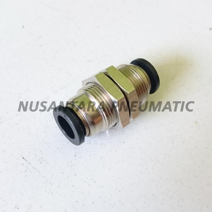 Jual PNEUMATIC FITTING BULKHEAD UNION 6MM PMM 06-00 - Kota Semarang ...