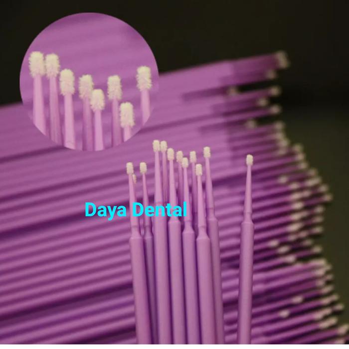 Jual Dental refill microaplicator REGULER UNGU/ isi ulang microbrush ...