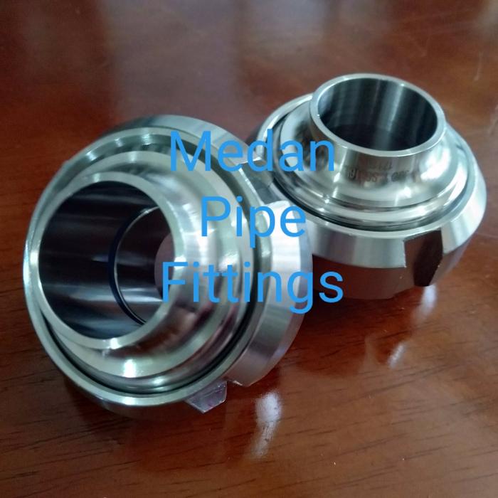 Jual Watermur Sanitary SS316 1/2" Union SMS Complete SS 316 inch Water ...