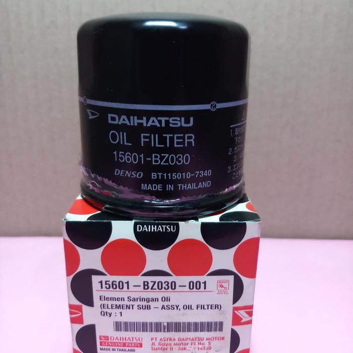 Jual Oil filter asli 15601-BZ030-001 ( agya, ayla, sigra, calya ...