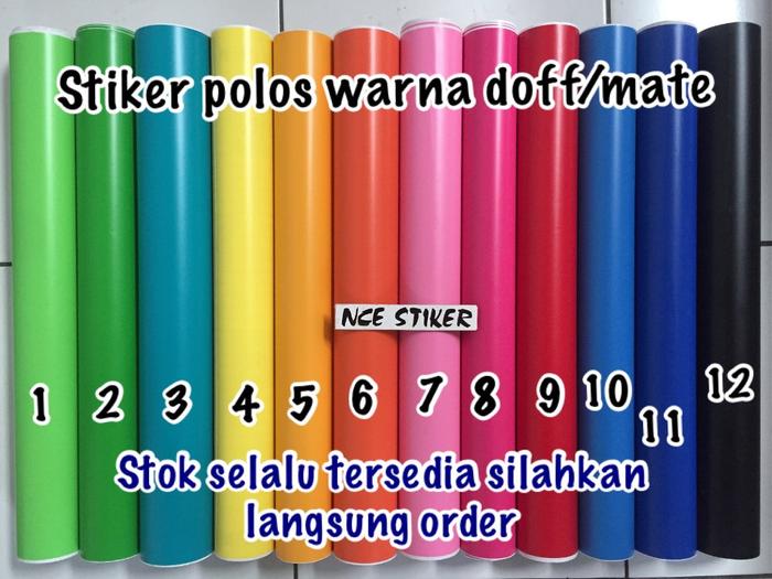 Jual STIKER SKOTLET POLOS WARNA MATE ATAU DOFF - Kota Bandung - Toko ...