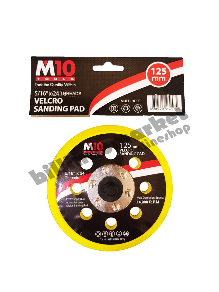 Jual M10 Polisher Velcro Pad Sanding Disc 5 inch Tatakan Amplas Lubang ...