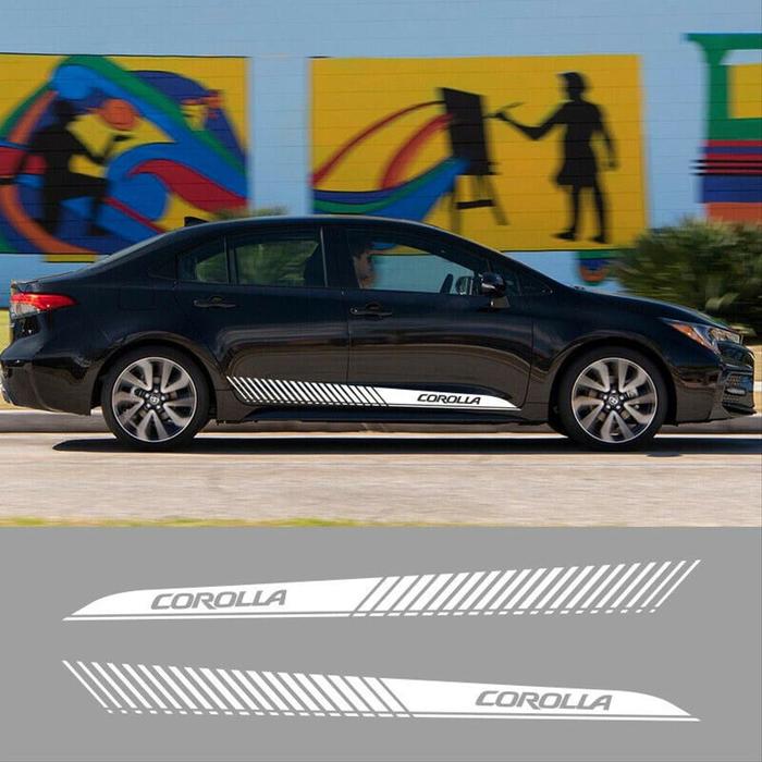 Jual stiker corolla sticker corolla list side body toyota corolla ...