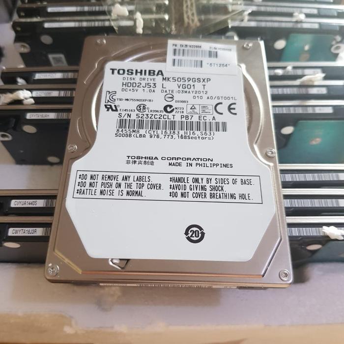 Jual hardisk laptop 500gb hdd laptop 500 gb - 160gb - Kab. Bekasi ...