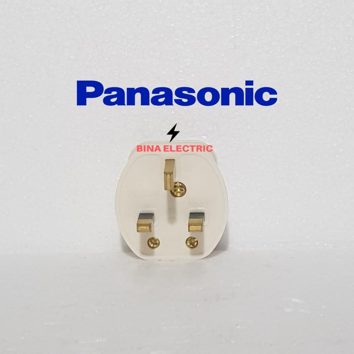 Jual Steker AC Panasonic kaki 3 / Cabang 3 / Colokan AC Panasonic ...
